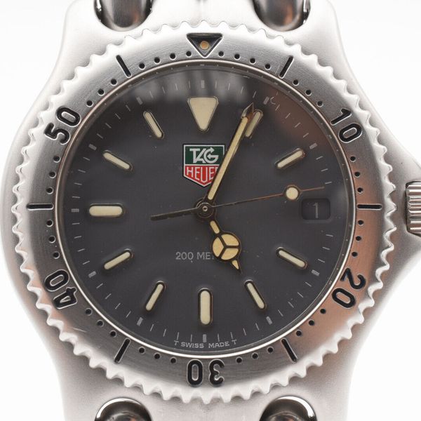 TAG HEUER SEL S99.206M Quartz Gray Dial Men's 40 mm Used Watch MINT ...