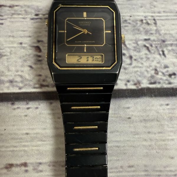 Vintage Seiko H601-5179 Analog & Digital Alarm Chrono. Men's Watch - New Battery | WatchCharts ...