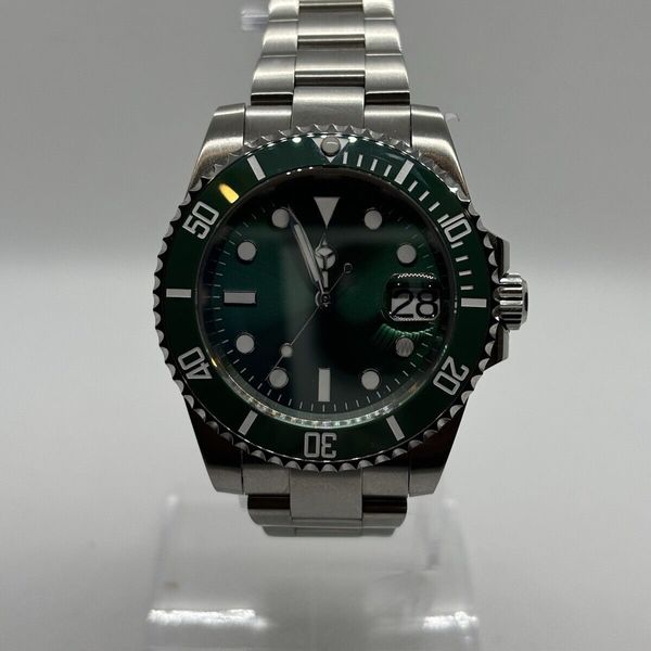 Hulk Green Bezel/Dial Sub 40mm Seiko Mod NH35 Automatic Watch ð ¬ð §UK ...