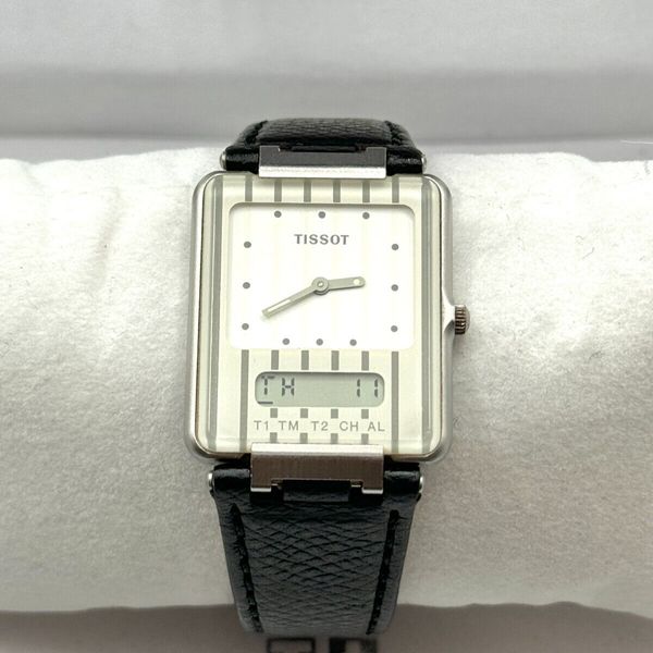 Vintage Tissot Two Timer Tank Unisex Watch Swiss Quartz Full Set ...