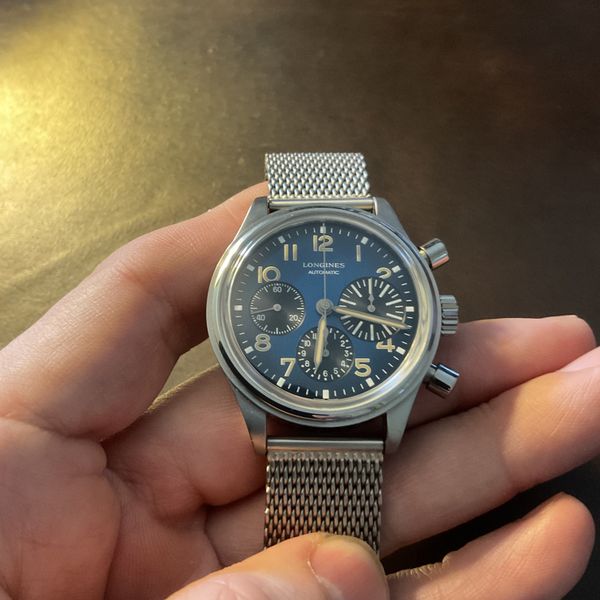 Longines Titanium Big Eye w/bracelet $2275 | WatchCharts