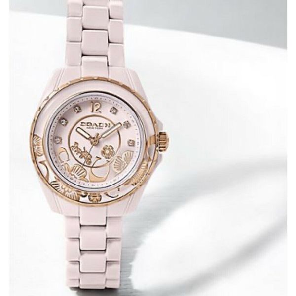 New Coach Preston Limited Edition Blush Watch | WatchCharts Marketplace