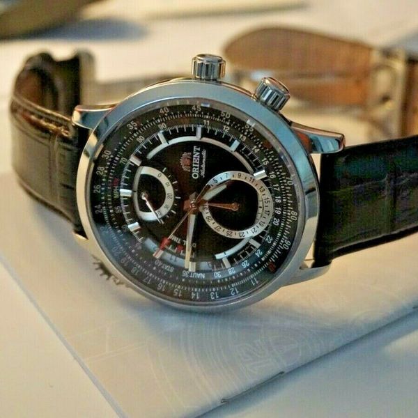 ORIENT Executive Explorer GMT Automatic Dual time Power Reserve ...
