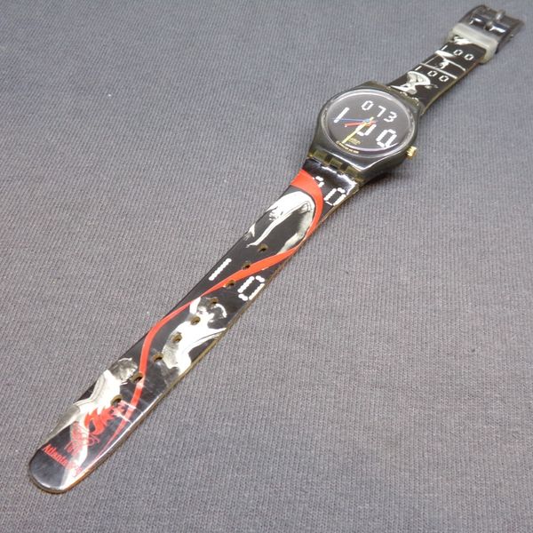 Women's Vintage Nadia Comaneci 1995 SWATCH Watch w/ New Battery - F29 ...