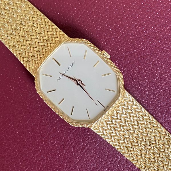 Audemars Piguet Vintage watch Octagon 18K gold Watch Manual Winding ...