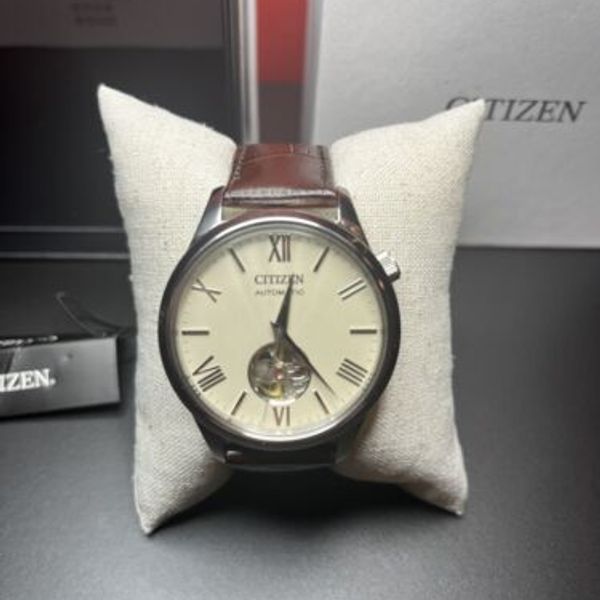 New Citizen Automatic Men's Watch New With Tags Open Heart And Open ...