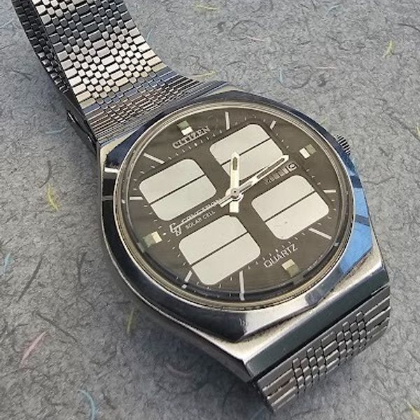 Citizen Crystron Solar Cell Watch 1976 Very Rare Working | WatchCharts ...