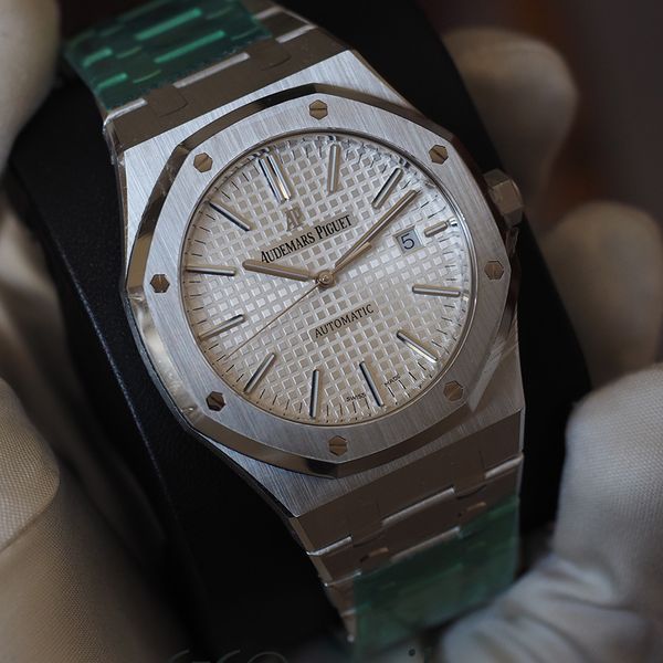 FSOT Audemars Piguet AP Royal Oak 15400ST SILVER DIAL 41mm 15400ST.OO ...