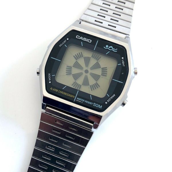 Vintage CASIO AA-92W Digital Wrist Watch AA92W ( Blue Thunder Module ...