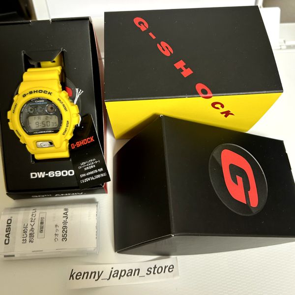 IN HAND! NEW Casio G-Shock Slasher DW-6900TR-9JR Yellow 30th Anniversary 2025 JP | WatchCharts ...