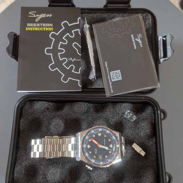 Seestern Sub 600T Seiko NH35 Men's Automatic Dive Watch Blue ...