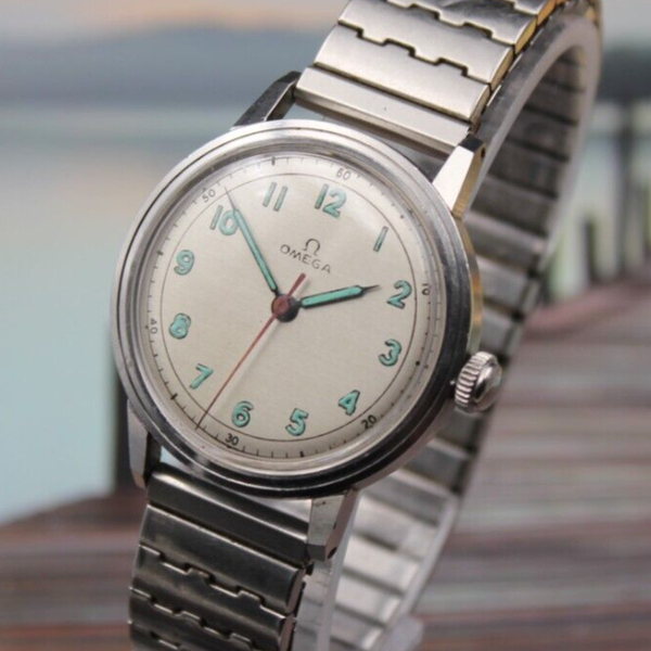 Classic WW II Era Men's Omega Wristwatch c.1942; Running | WatchCharts ...