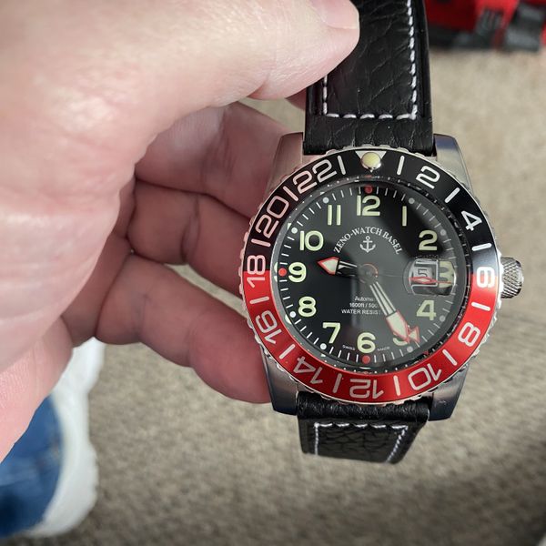 [$495 USD] FS: Zeno Basel - Airplane GMT Watch - ETA 2893 Automatic ...