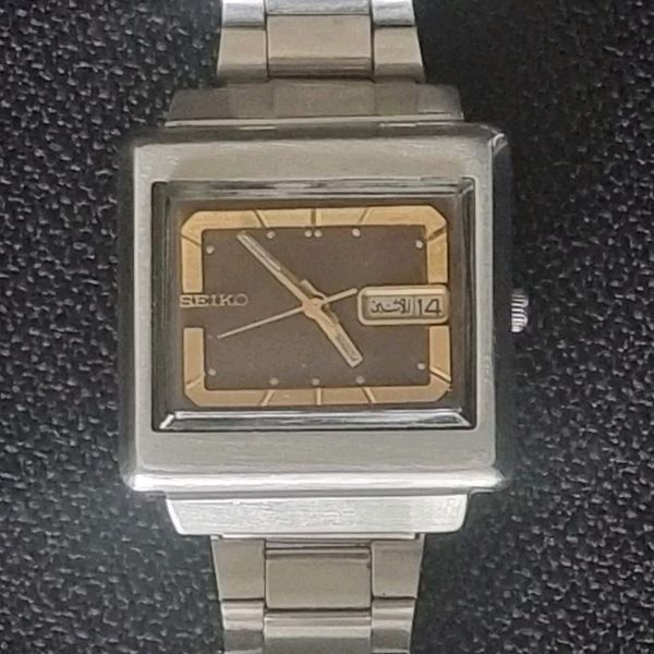 SEIKO 6309-5030 MANHATTAN WATCH AUTOMATIC BROWN AND GOLD TV DIAL ...