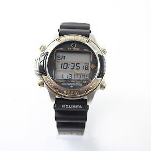 Mens Vintage Citizen Promaster Digital Diver's Watch Ref. D201 Quartz ...