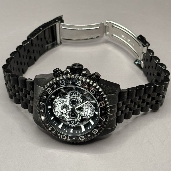 New Invicta Men's 43mm Pro Diver Dia De Los Muertos Chronograph Skull ...