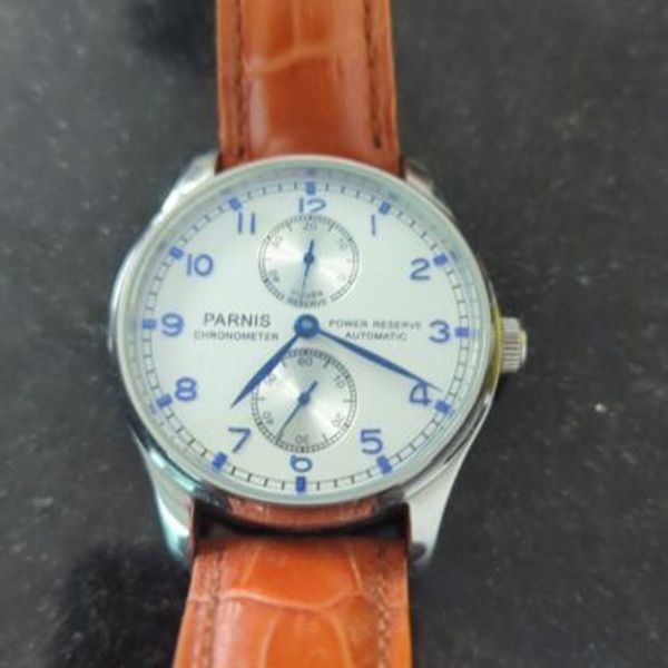 Parnis Power Reserve Automatic Watch | WatchCharts Marketplace