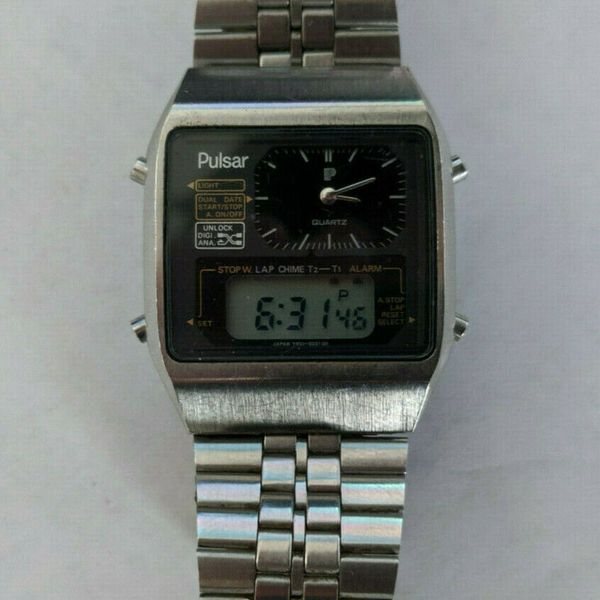 Pulsar (Seiko) Y651-5030 Analog-Digital Vintage Watch | WatchCharts ...