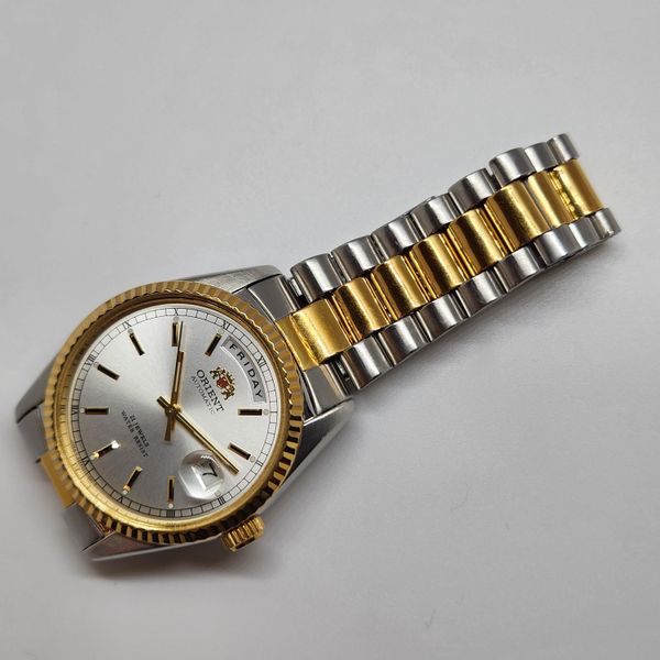 [WTS] Orient President 1st gen two tone with white dial 450 ...