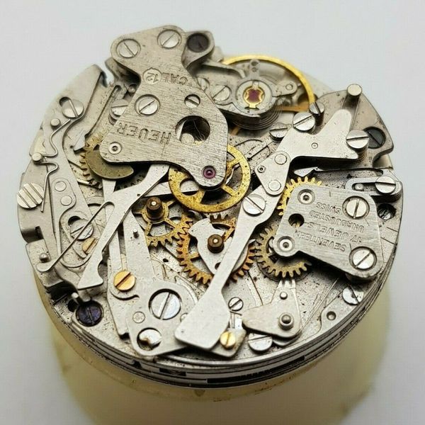 MOVEMENT HEUER CHRONOGRAPH CAL.12 CHRONOMATIC HEUER MONACO AUTAVIA ...