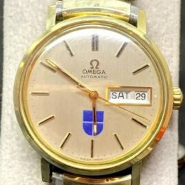 Vintage Omega Seamaster DeVille Day & Date 14K Gold Filled Automatic ...