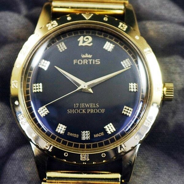 FORTIS MECHANICAL WINDING GP CASE SWISS MADE MEN'S USED WATCH / WORKING ...