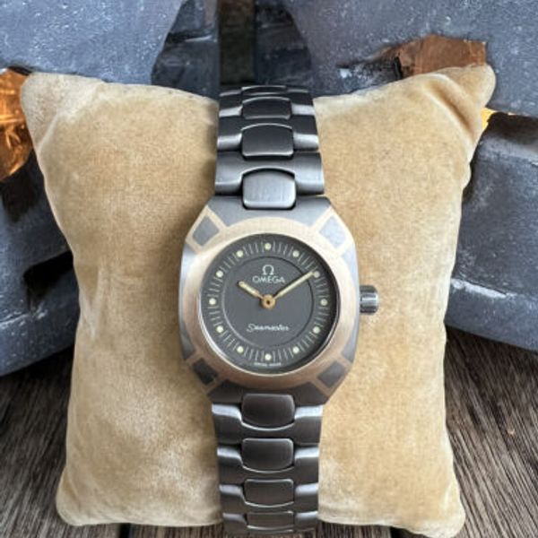 Omega Seamaster Polaris Titan | 120m | Ref. 595.0072 | Titanium Gold | 22x26mm | WatchCharts