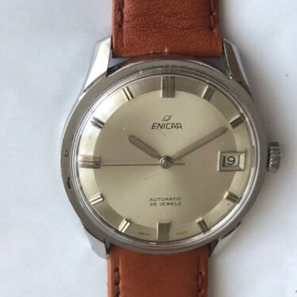 Vintage Enicar Ultrasonic Seapearl Automatic Men's Watch | WatchCharts ...