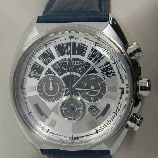 CITIZEN ECO-DRIVE STAR WARS BLUE LEATHER MEN'S WATCH CA4281-00W $350.00 ...