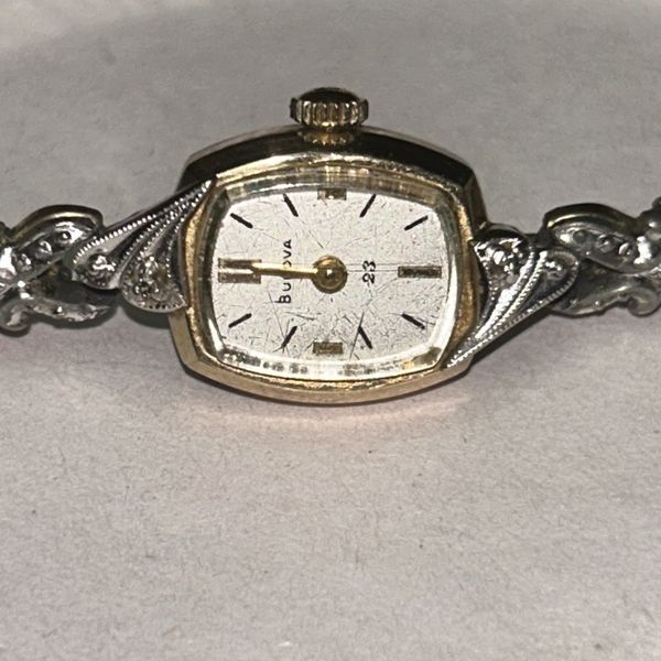 Vintage Bulova N2 GP Bezel Ladies Automatic Watch 10K Roll Gold Filled ...