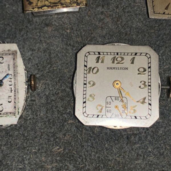 Vintage Hamilton USA Movement Collection Parts/ Repair Some Working ...