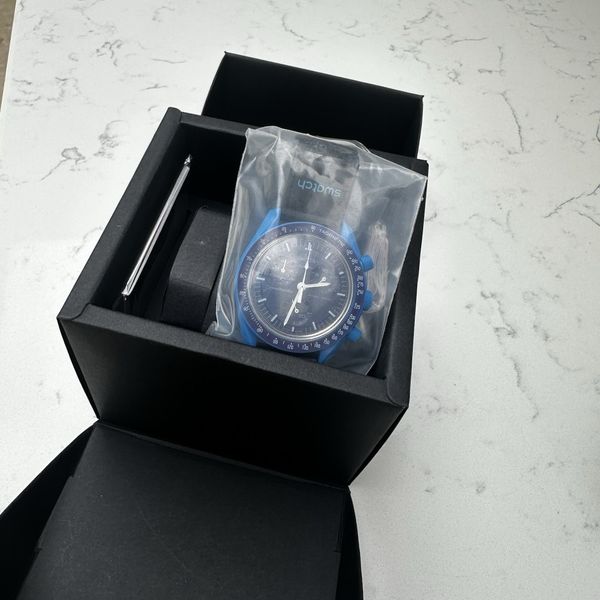 OMEGA Swatch Mission to Neptune Watch | WatchCharts Marketplace