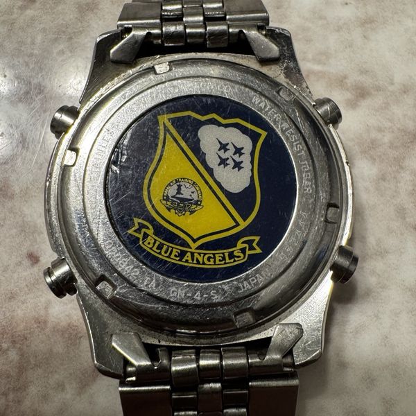 Citizen Navihawk Blue Angels Watch Men 42mm Blue Dial Steel C300 ...
