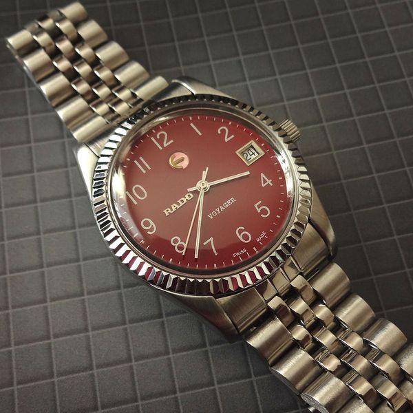 FS: Vintage RADO Voyager Automatic, Red Dial Excellent! | WatchCharts ...