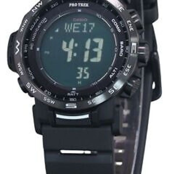 Casio Pro Trek Climber Digital Compass Altimeter Thermometer WR100M ...