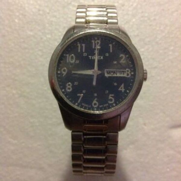 TIMEX CR2016 CELL INDIGLO WR30M Date/Day Watch,Blue Face,Runs | WatchCharts