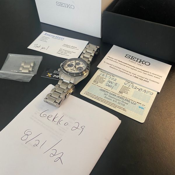 [WTS] Seiko Prospex SSC813 Solar Panda Chronograph “Seitona” FULL KIT ...
