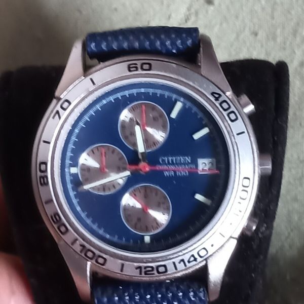 citizen eco-drive wr 100 chronograph | WatchCharts Marketplace