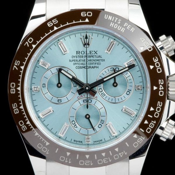 Rolex ice blue daytona (platona) | WatchCharts Marketplace