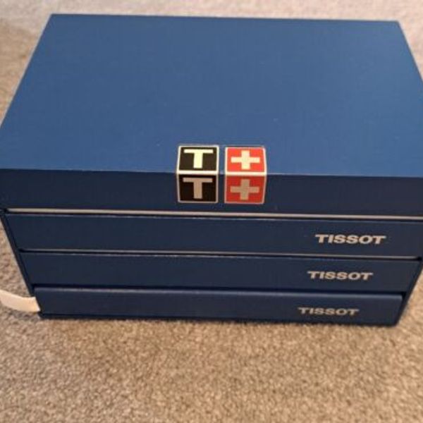 TISSOT WATCH BOX ORIGINAL WITH PAPER WORK RARE GREAT CONDITION ...