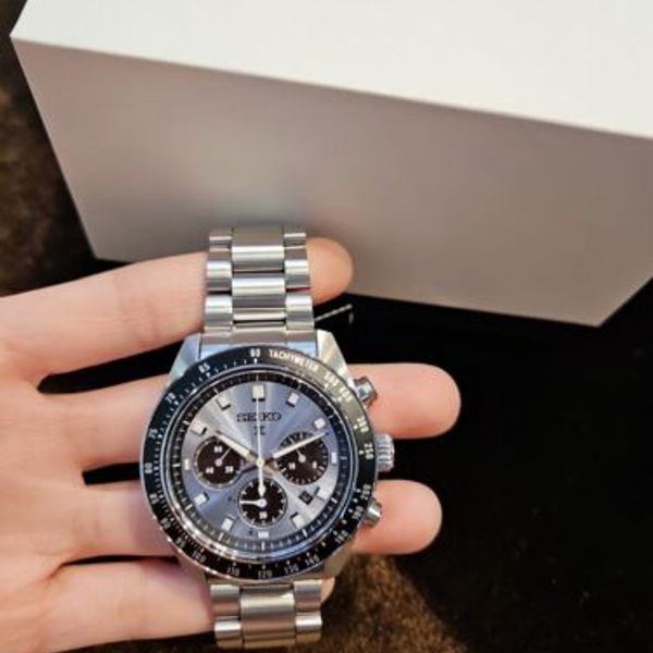 Seiko Prospex Speedtimer SSC935 IceBlue Dial NEW IN BOX | WatchCharts ...