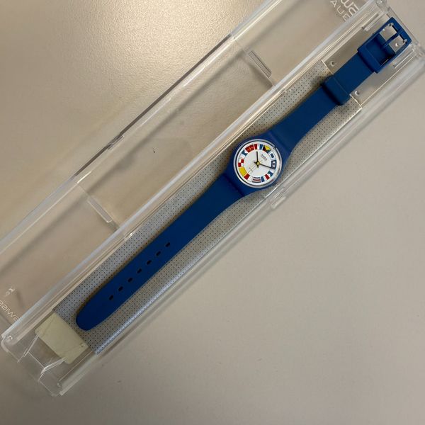 â Swatch 1984 12 FLAGS LS101 - 7 holes - Nuovo / Brand New - Vintage ...