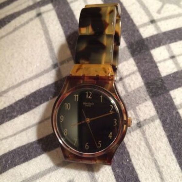 Swatch Ecaille Tortoiseshell Swiss Watch | WatchCharts Marketplace