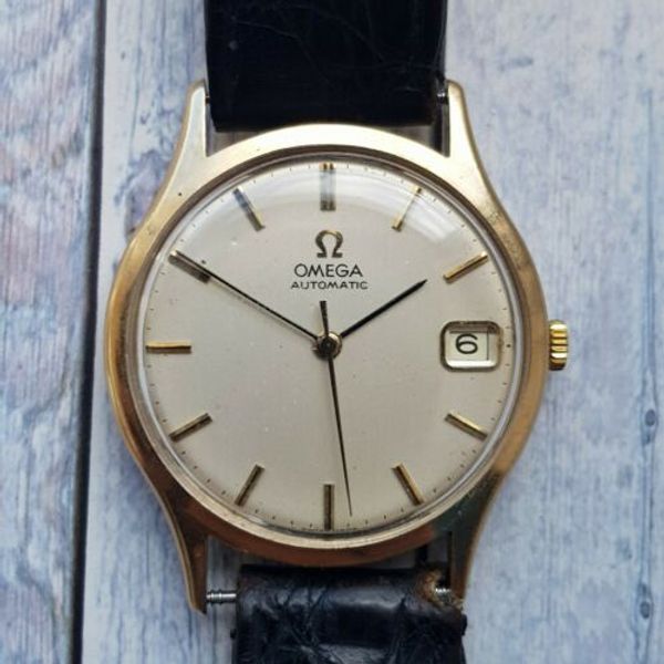 Omega 9ct Solid Gold Automatic Men's Watch With 9ct Sold Good Omega ...