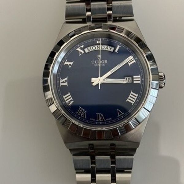 TUDOR Royal Blue Men's Watch 41mm - Model - 28600 Day/Date Rolex Looks ...