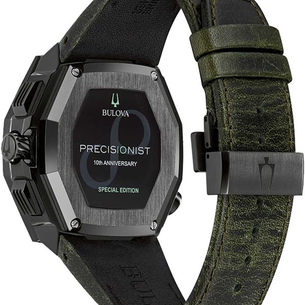 Bulova Green Mens Chronograph Watch Precisionist X Special Edition ...