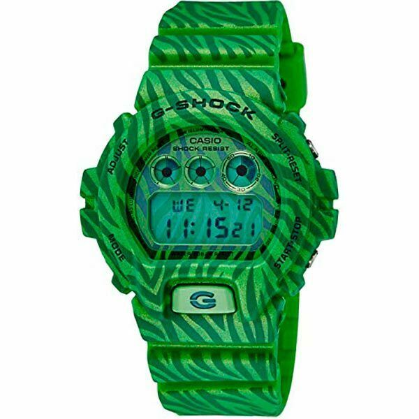 CASIO G-SHOCK DW-6900ZB-3 Watch ZEBRA GREEN CAMOUFLAGE LIMITED GENUINE ...
