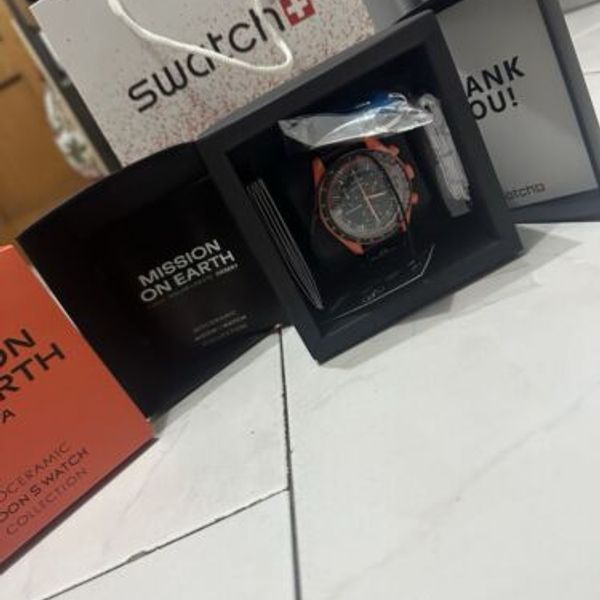 OMEGA X SWATCH Mission On Earth Lava, Info In Priv. | WatchCharts Marketplace