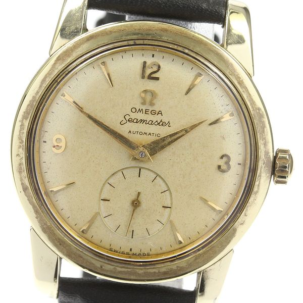 [OMEGA] Omega Seamaster cal.344 Small Seconds 2766-1 Self-winding Men ...