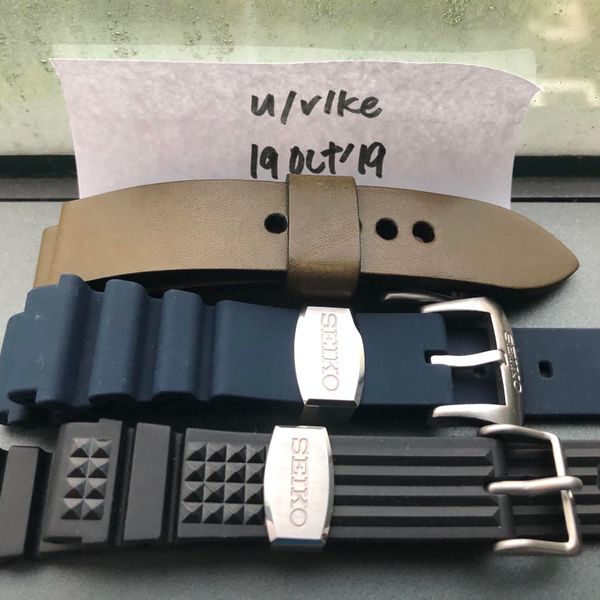 [WTS] 20mm 22mm Straps for Seiko Turtle MM300 and leather custom ...